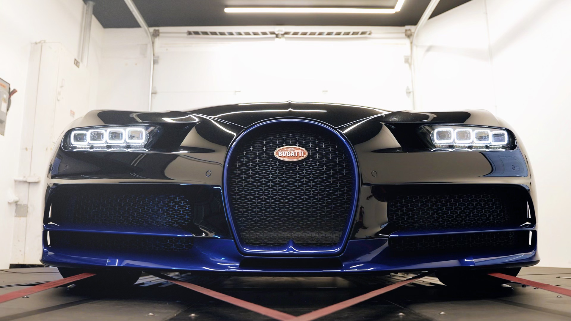 First Bugatti Chiron ever on a Dyno? - Cannonball Garage